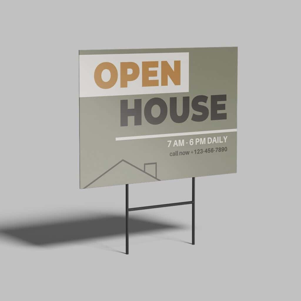Real Estate Yard Signs: Customized and Durable | InkRabbit Printworks